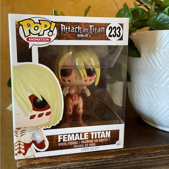 Funko | Toys | Female Titan Shingeki No Kyojin Funko Pop Vinyl Figure | Poshmark